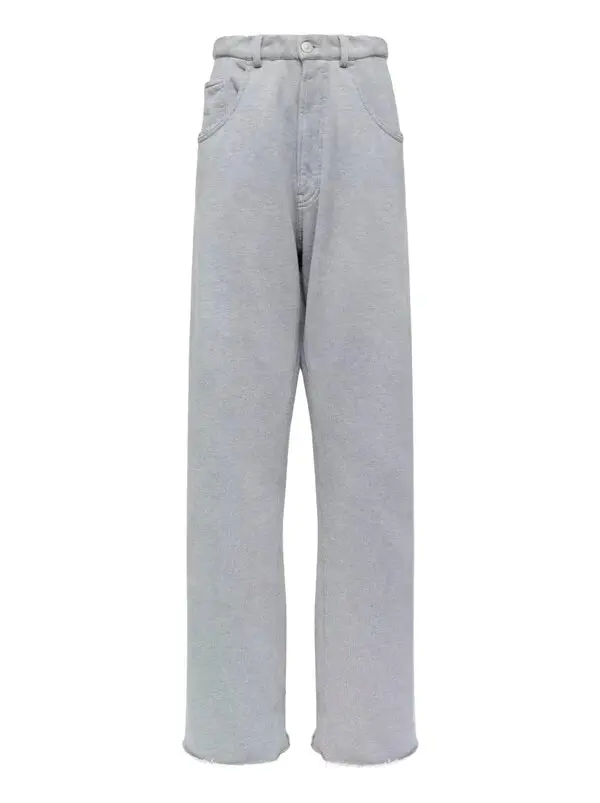 MAISON MARGIELA Raw-hem Trousers - Grey