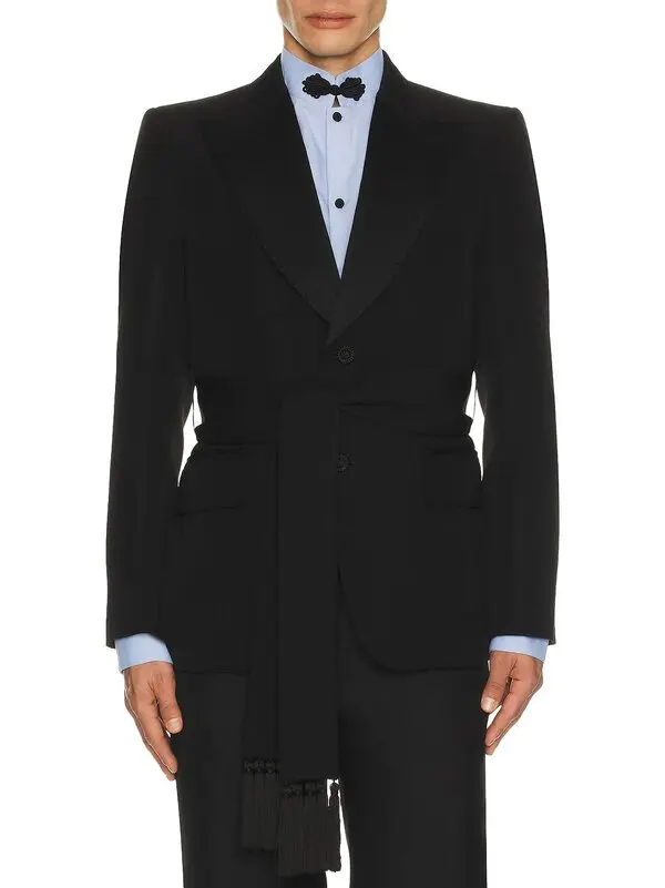 Valentino Garavani Classic Blazer Jacket In Black - Nero