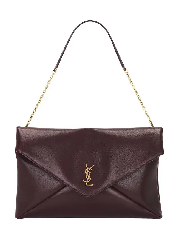 Saint Laurent Xxl Envelope On Chain Bag - Hot Wine