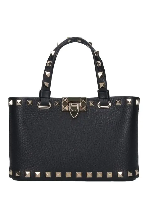 Valentino Garavani Rockstud Mini Tote - Black