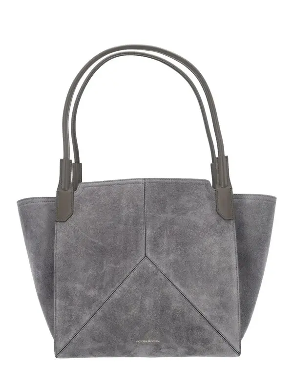 Victoria Beckham Leather Tote Bag - Gray