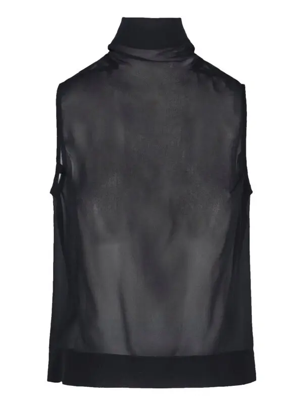 Rick Owens Jumbo Silk Top - Black