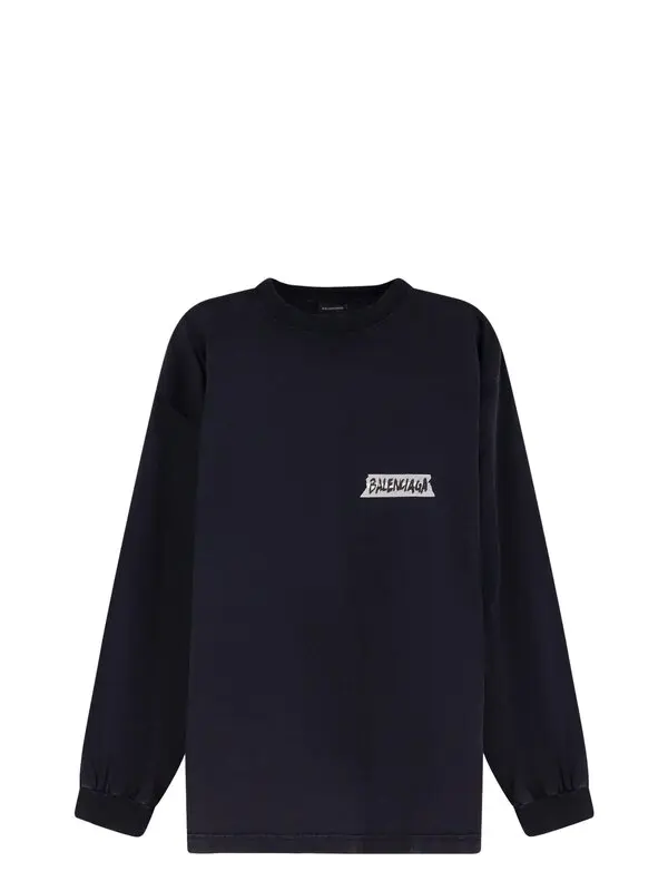 Balenciaga Cotton T-shirt - Black