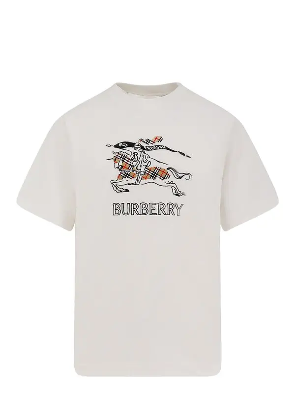 Burberry Organic Cotton Tshirt - White