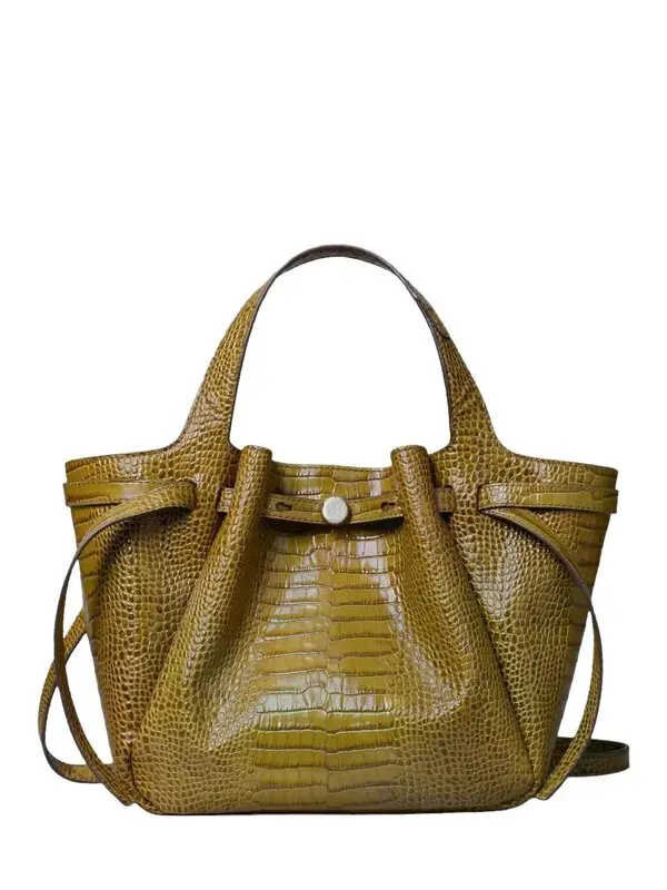 Tory Burch Embossed Tote Bag - Green