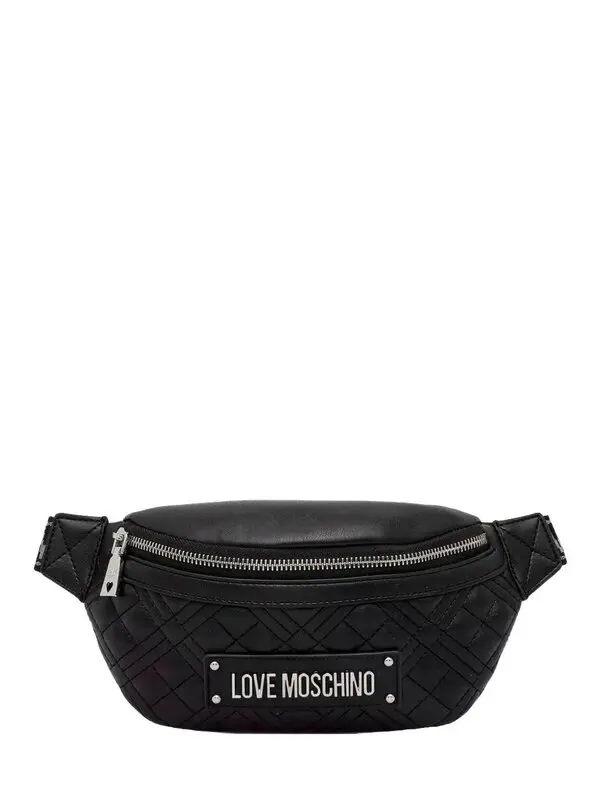Moschino Zip-fastening Belt Bag - Black