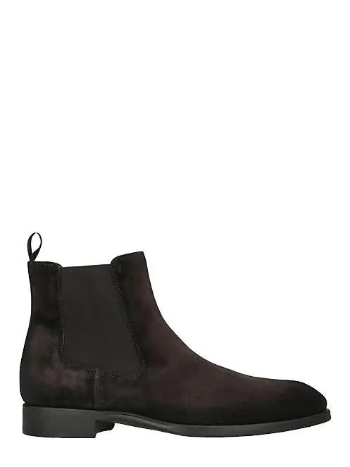 Magnanni Madison Suede Chelsea Boots - Dark Brown