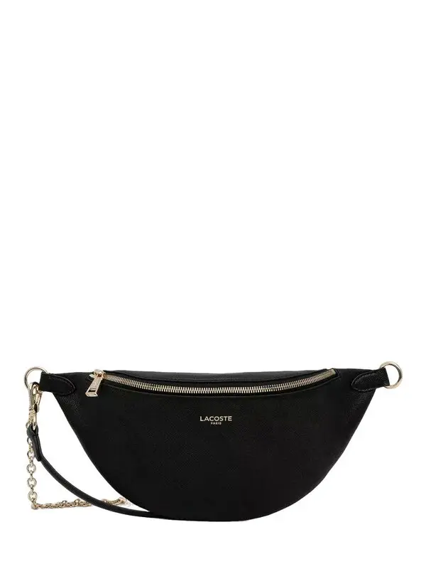 Lacoste Chain Satchel Clutch - Black