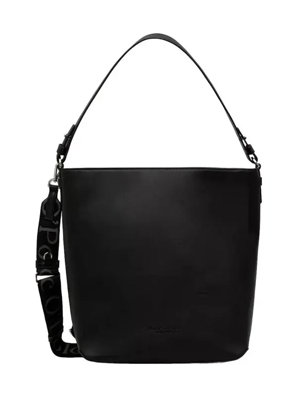 Marc O'polo Logo-strap Shoulder Bag - Black