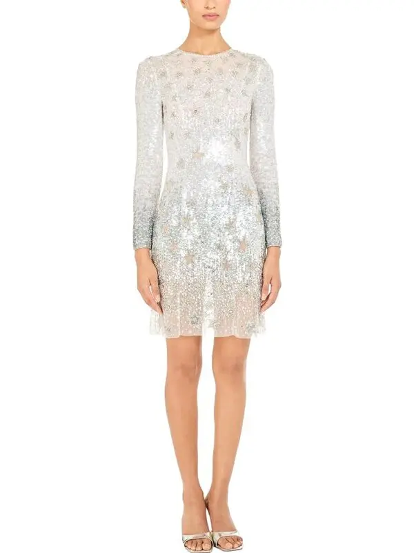 Jenny Packham Alexis Star Mini Dress - Ivory