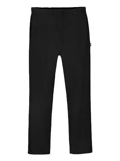 CITY THREADS Soft 100% Cotton Athletic Everyday Lounge Pocket Pant - Black