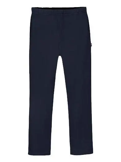 CITY THREADS Soft 100% Cotton Athletic Everyday Lounge Pocket Pant - Dark Navy