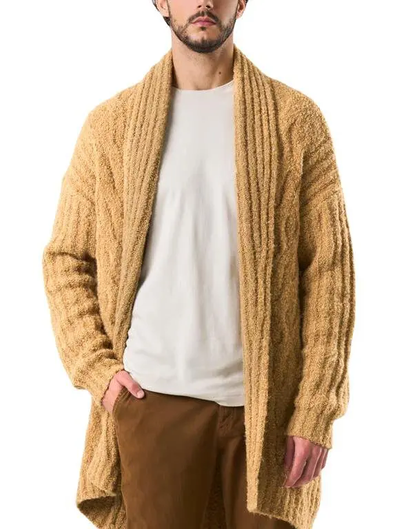 VELEZ Selva Ribbed Cardigan - Honey