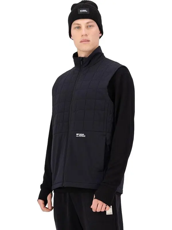 MONS ROYALE Canyon Merino Insulated Vest - Black