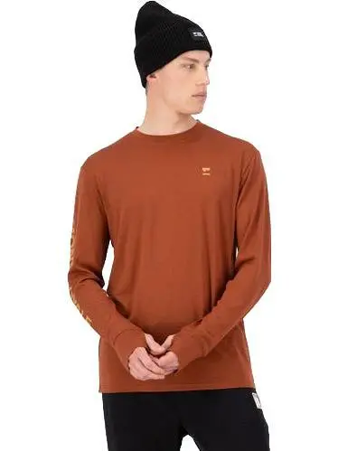 MONS ROYALE Yotei Classic Long-sleeve Shirt - Sienna