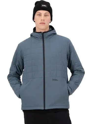 MONS ROYALE Canyon Merino Insulated Hooded Jacket - Goblin Blue
