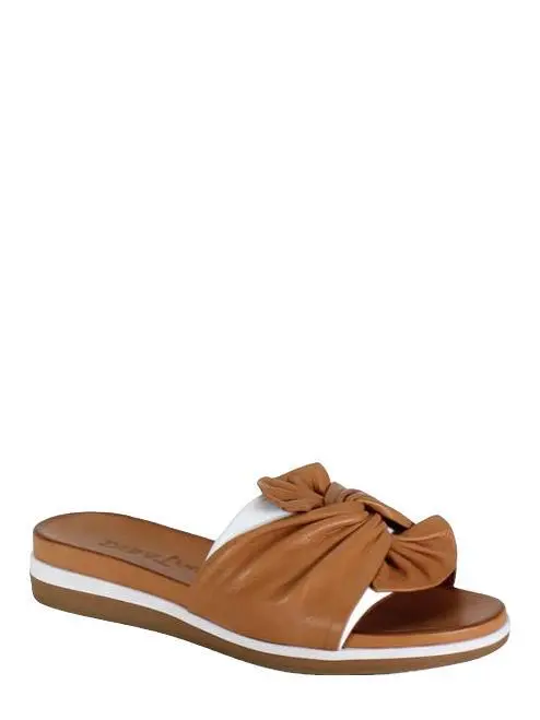 DIBA TRUE Leather Mule Sandal - Coconut/white