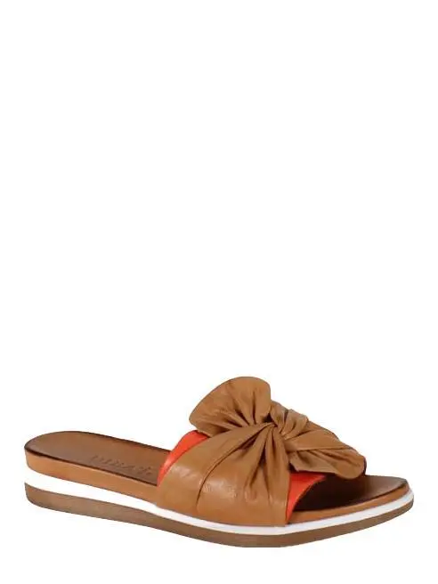 DIBA TRUE Leather Mule Sandal - Coconut/white