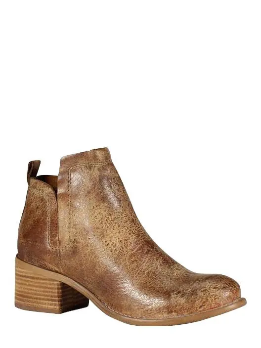 DIBA TRUE Vintage Leather Bootie - Tan