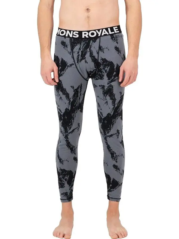 MONS ROYALE Cascade Legging - Mtn Pixel Grey