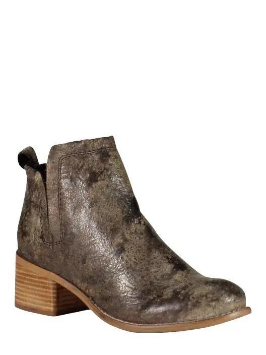 DIBA TRUE Win Doe Vintage Leather Bootie - Charcoal