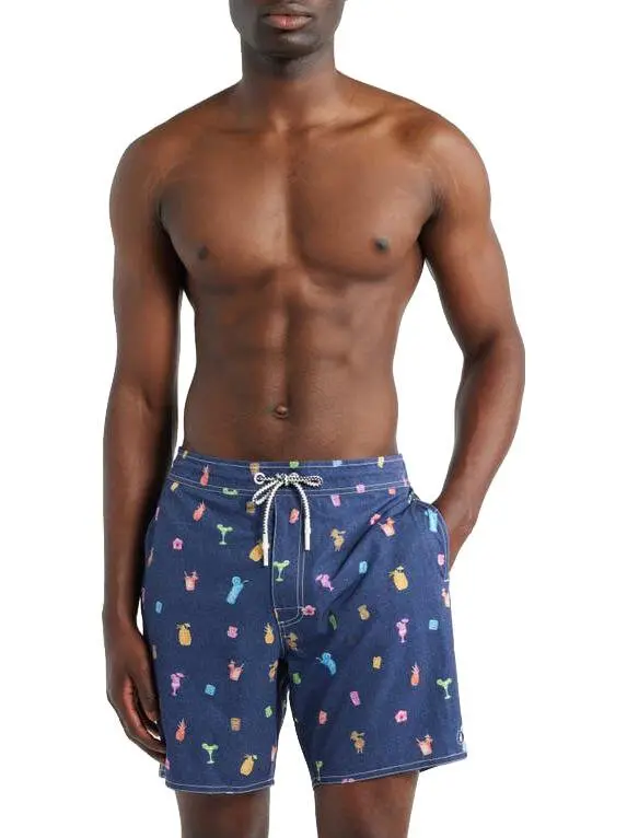 Johnnie-o Kanaloa Swim Trunks - Navy