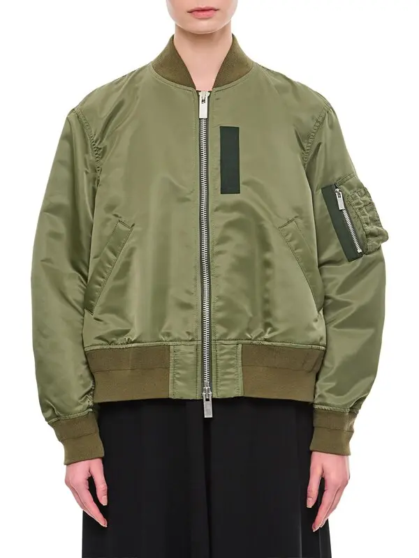 Sacai Nylon Twill Blouson - Green