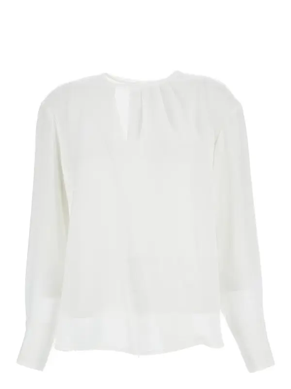Max Mara Crew Neck Blouse - White