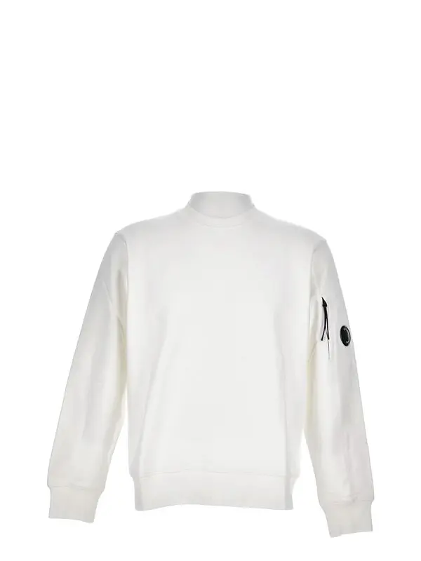 C.P. COMPANY Cotton Crewneck Sweatshirt - White