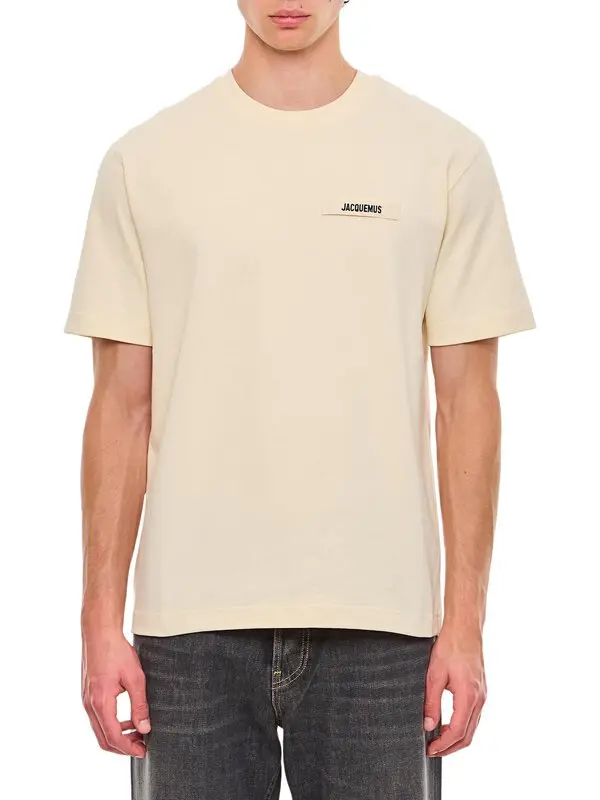 Jacquemus Grosgrain T-shirt - Beige