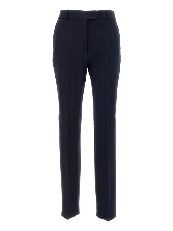 Max Mara Slim Ankle-length Trousers - Blu
