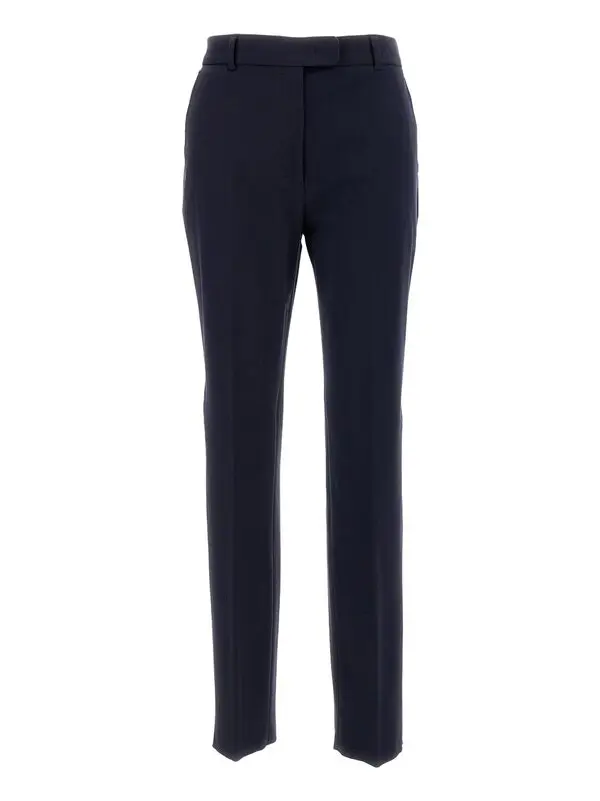 Max Mara Slim Ankle-length Trousers - Blue