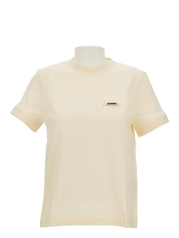 Jacquemus Grosgrain T-shirt - Beige