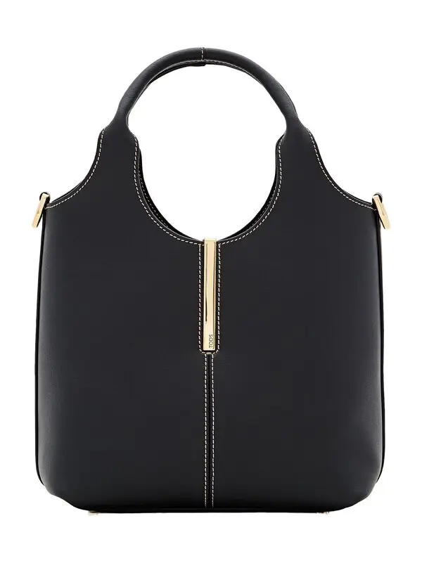 TOD'S Mini Leather Bag - Black