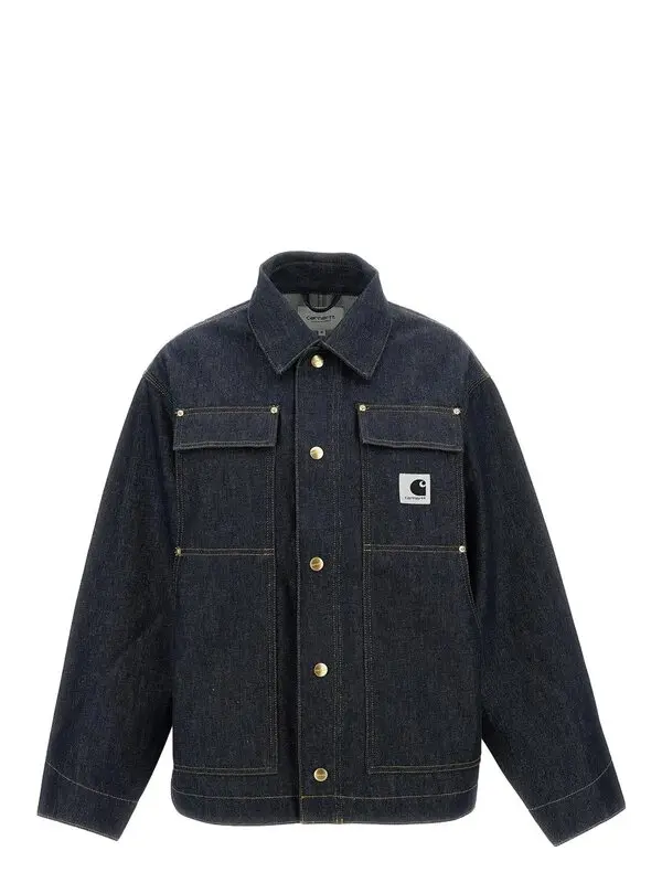 Carhartt Work In Progress Artic Smith Denim Jacket - Blue