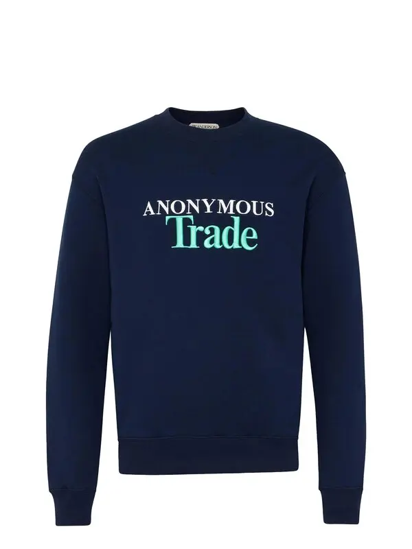 JW Anderson Anonymous Trade Sweatshirt - Blue