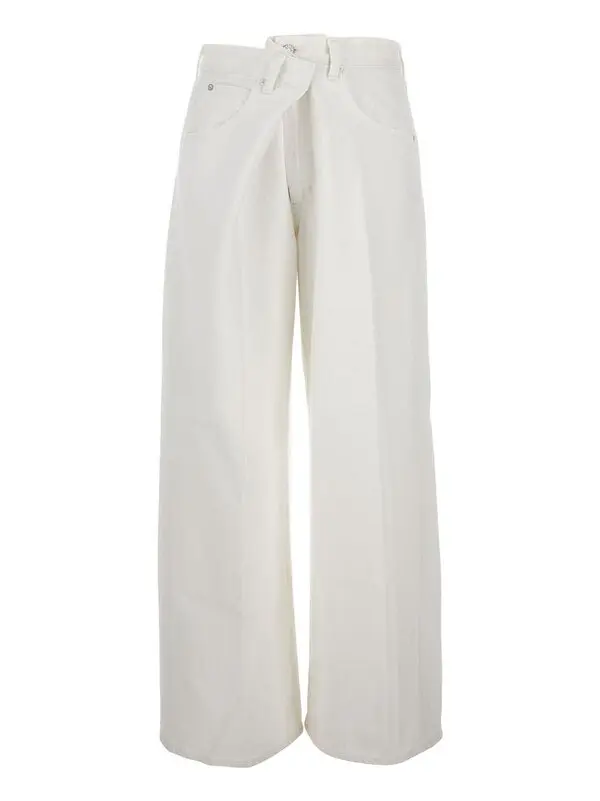 AGOLDE Jeans Vana Fold - White