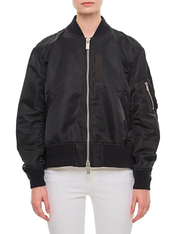 Sacai Nylon Twill Blouson - Black