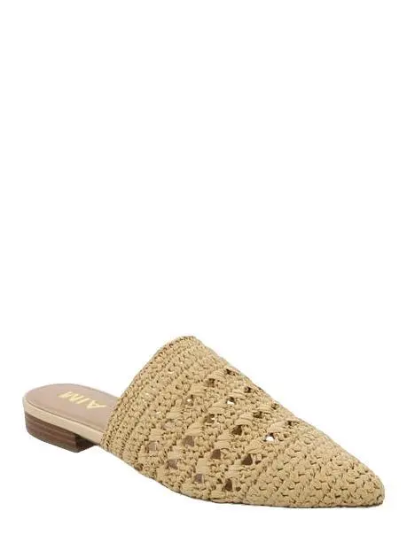 Mia Jany Raffia Mule - Natural