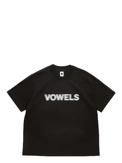 VOWELS Blur Tee - Black