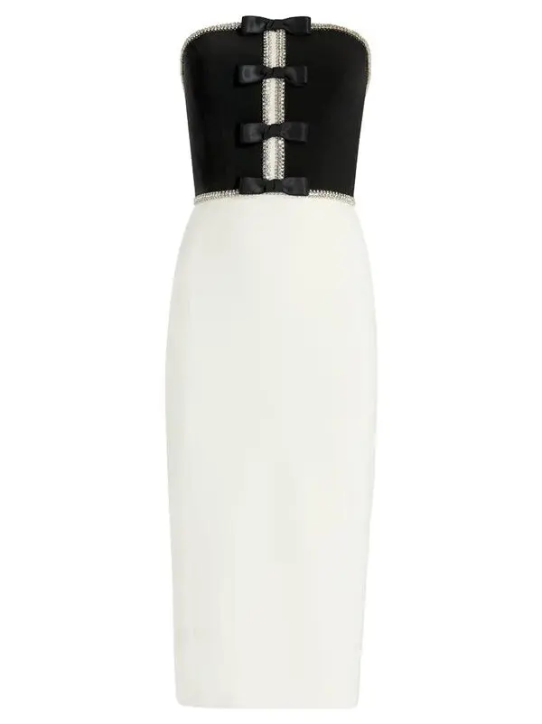 Jenny Packham Odette Strapless Dress - Liquorice - Vanilla