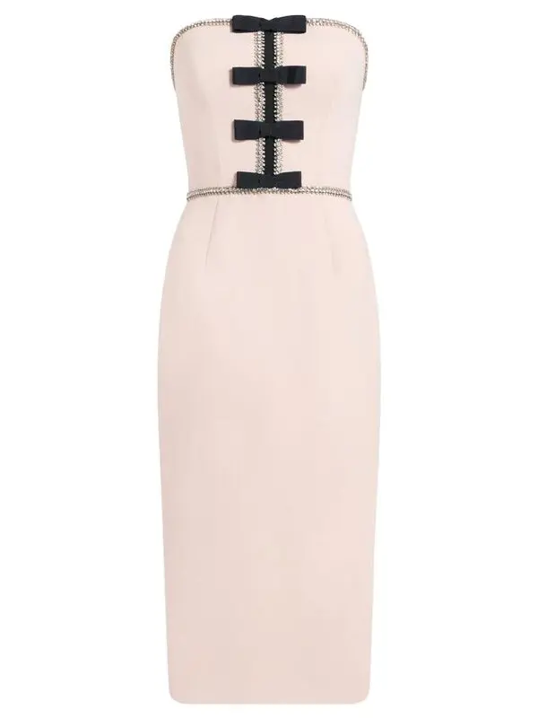 Jenny Packham Odette Strapless Dress - Morganite