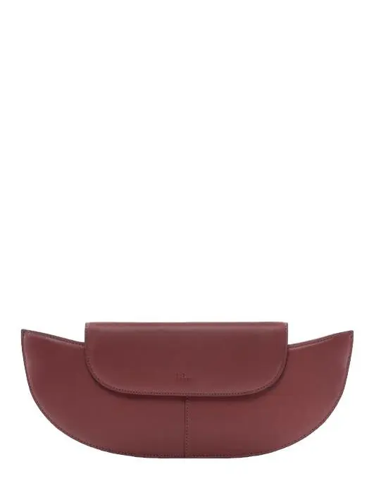 BEHNO Nadia Leather Clutch - Brick