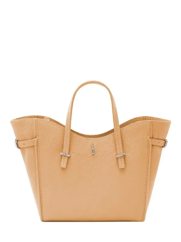 BEHNO Mini Greta Crossbody Tote - Peach