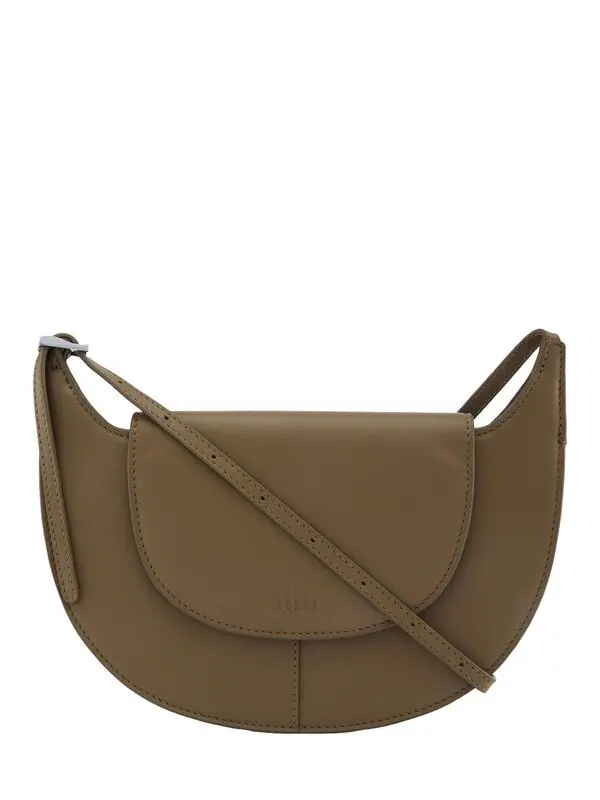 BEHNO Nadia Leather Crossbody Bag - Palm