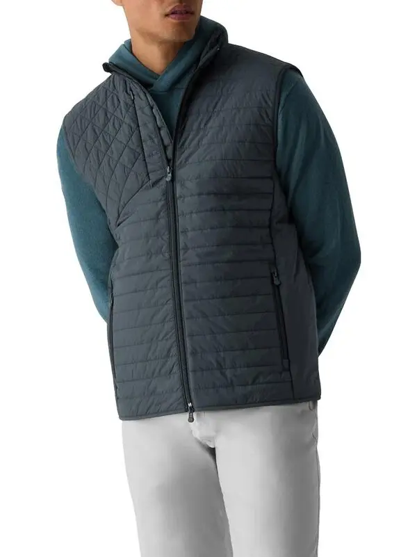 Greyson Ultralight Hybrid Puffer Vest - Anthracite