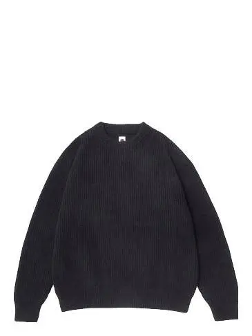 VOWELS Baby Alpaca Crewneck Sweater - Black