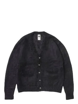 VOWELS Knit Cardigan - Black