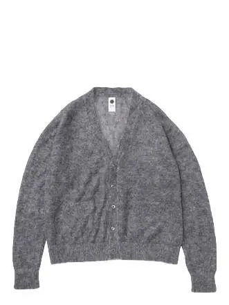 VOWELS Knit Cardigan - Grey
