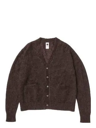 VOWELS Knit Cardigan - Mud Brown